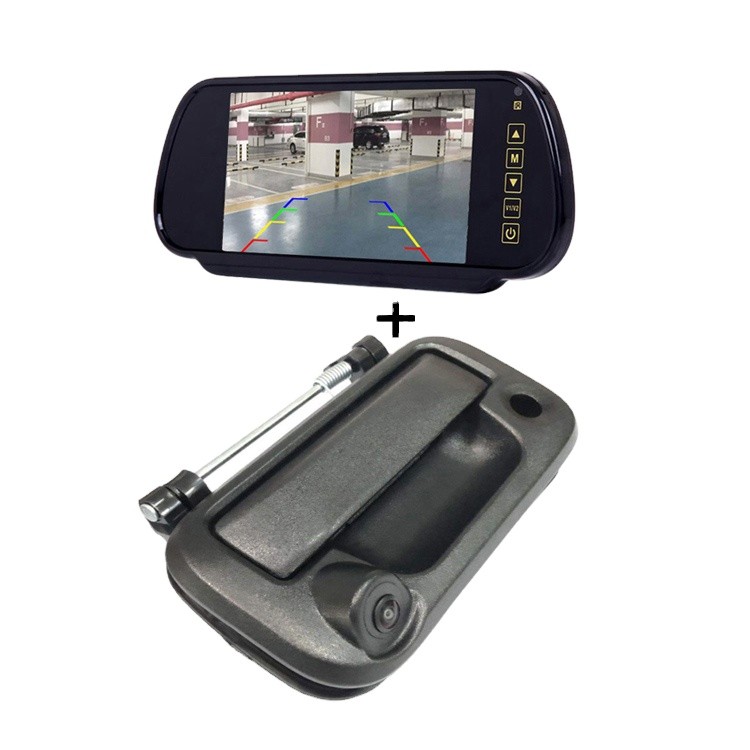 ️JEEBUS Night Vision Tailgate Handle Rear View Reverse Backup Camera ...