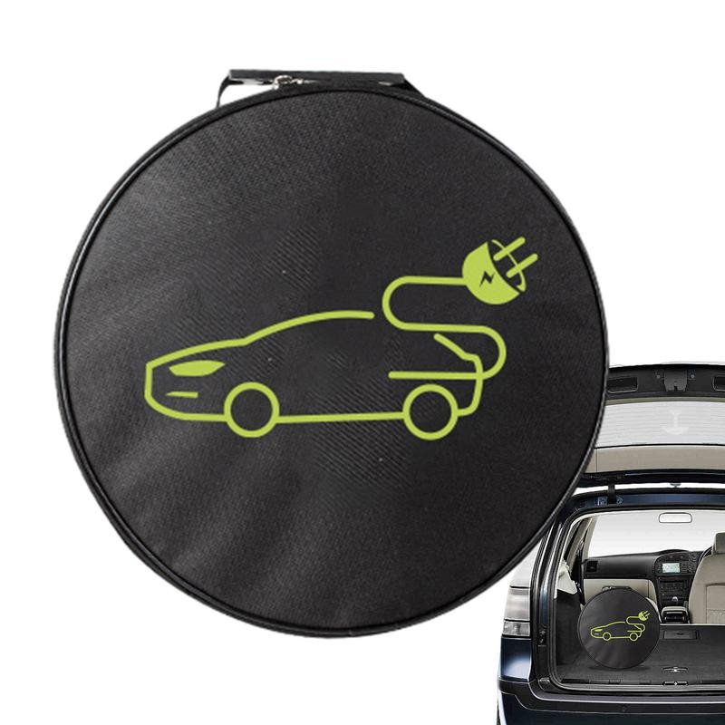 ♜EV Charger Storage Carry Bag Waterproof Car Jumper Cable Bag Charging ...