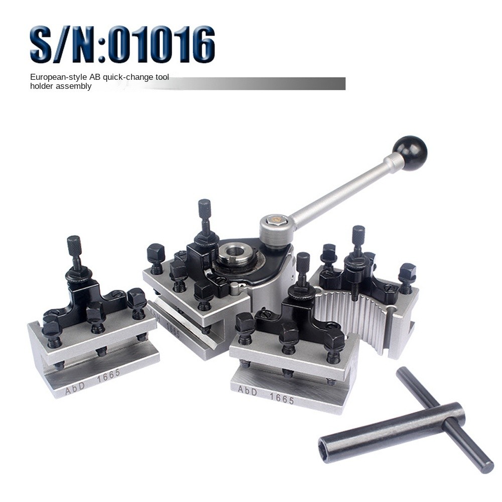 ☆Quick Change Tool Post Lathe Machine European Style AB Tools Holder ...