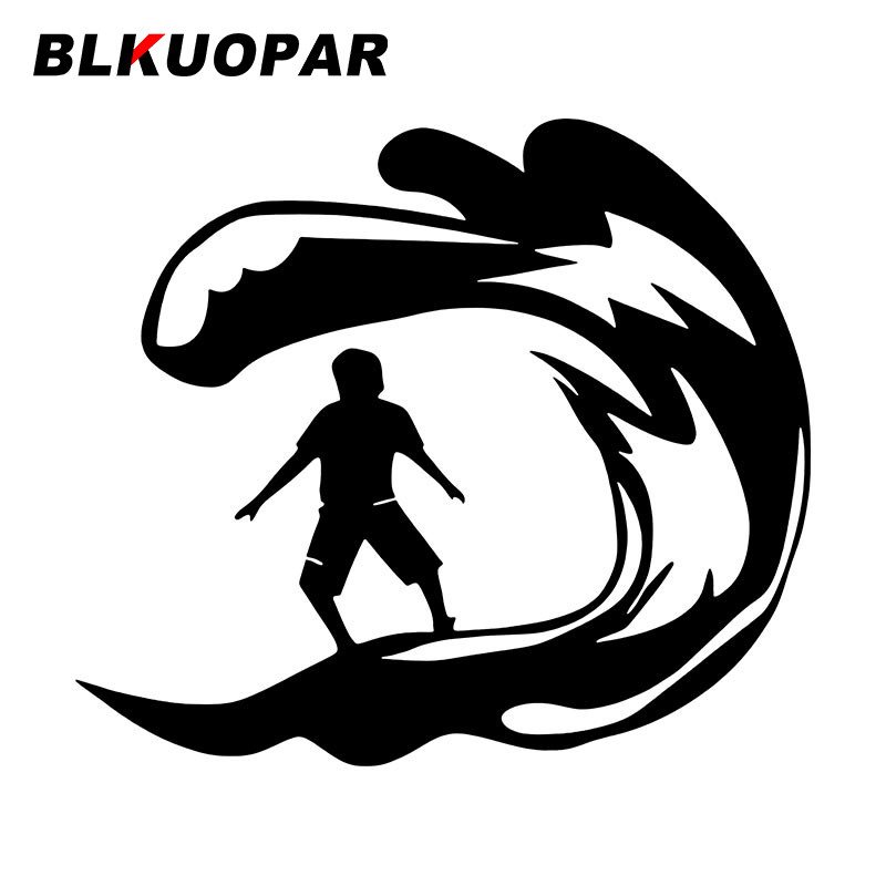 ~BLKUOPAR Extreme Surfing Car Stickers Brave Sport Decal Scratch-Proof ...