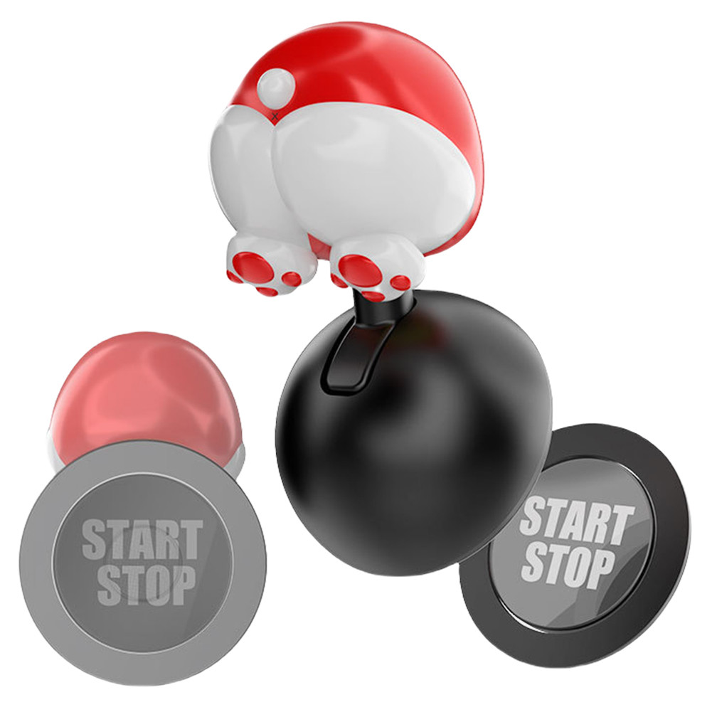 Car One Click Start Lever Creative One-Button Engine Push Start Button ...