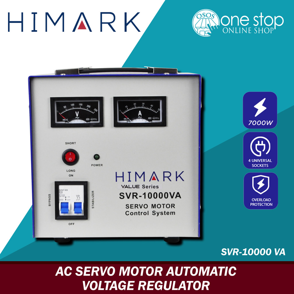 HIMARK by OSOS AC Servo Motor Automatic Voltage Regulator 7000W AVR for ...