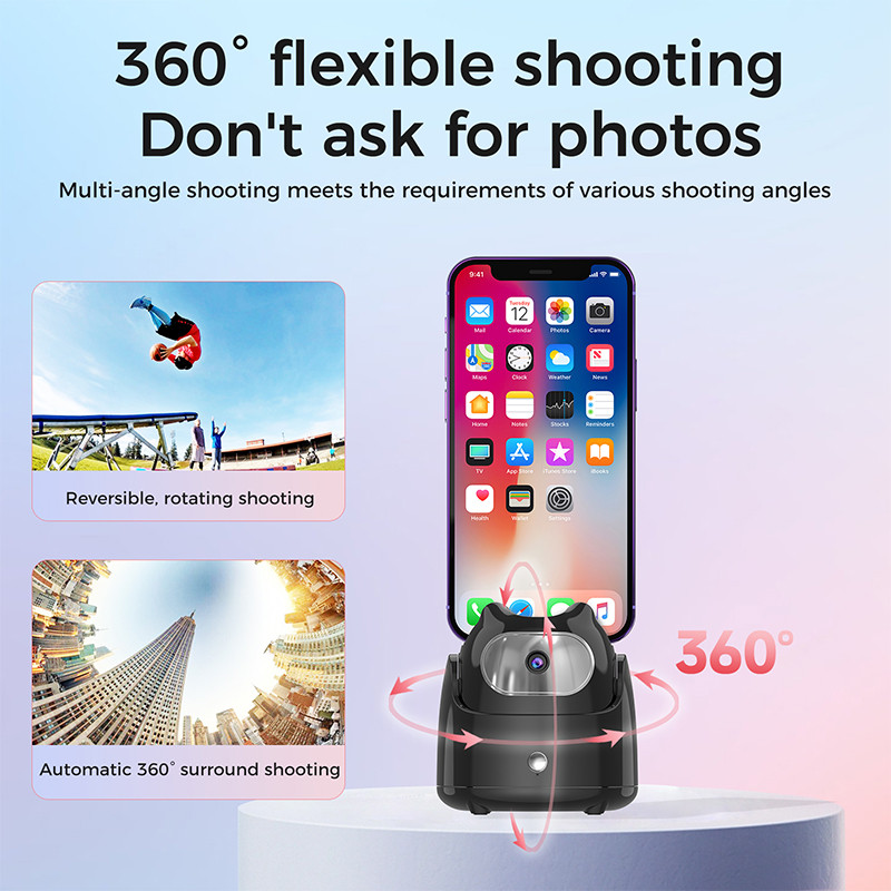 ⋌Q5 Intelligent Follow-up Pan Tilt 360 degree Rotation PTZ AI ...