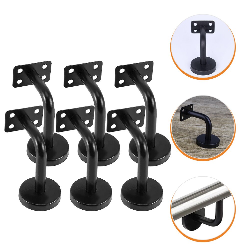 Handrail Brackets Railing Rail Stair Hand Bracket Wall Hanger Holders ...