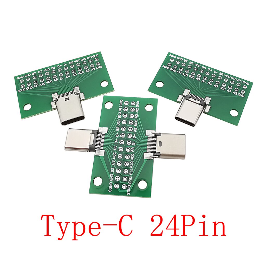 1Pcs Type-C Connector USB 3.1 Type C 24 Pin Male Plug / Female Socket ...