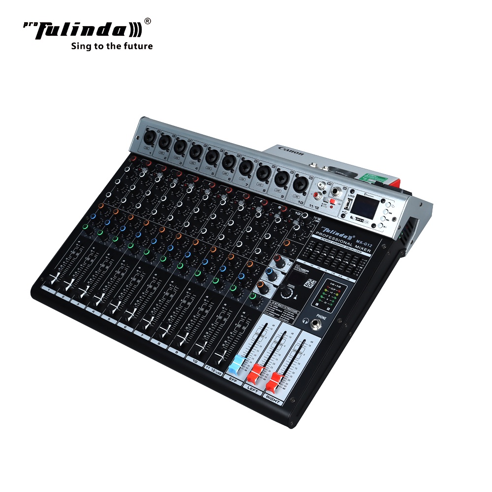 12 channel Digital audio mixing console for pro sound system | Shopee ...