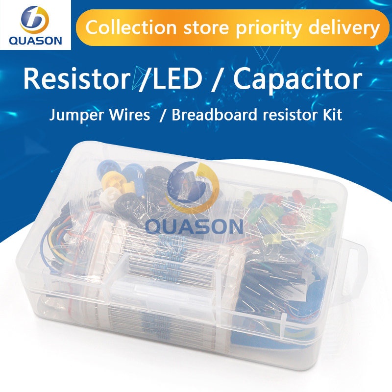 Starter Kit for arduino Resistor /LED / Capacitor / Jumper Wires ... Starter Kit for arduino Resistor /LED / Capacitor / Jumper Wires ...