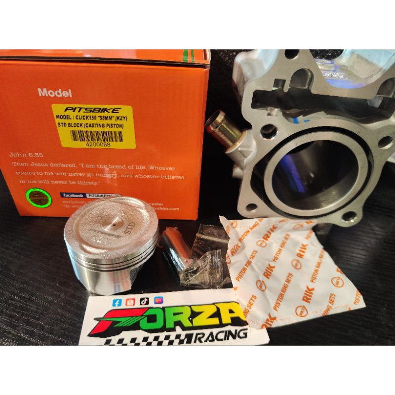 PITSBIKE CLICK PCX ADV 125 150 STD 59 62 63 BLOCK BORE KIT STEEL Pcx150 ...