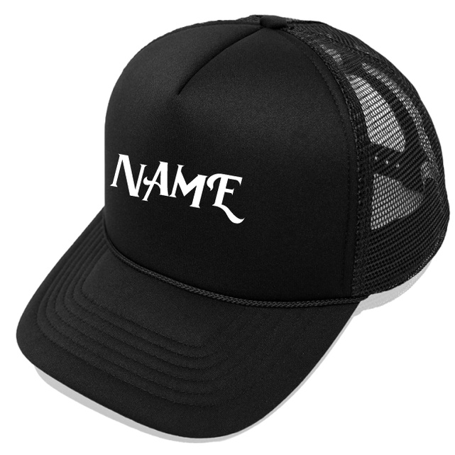 Cuztomized Baseball Cap - Name - your name - good for gift | Shopee ...