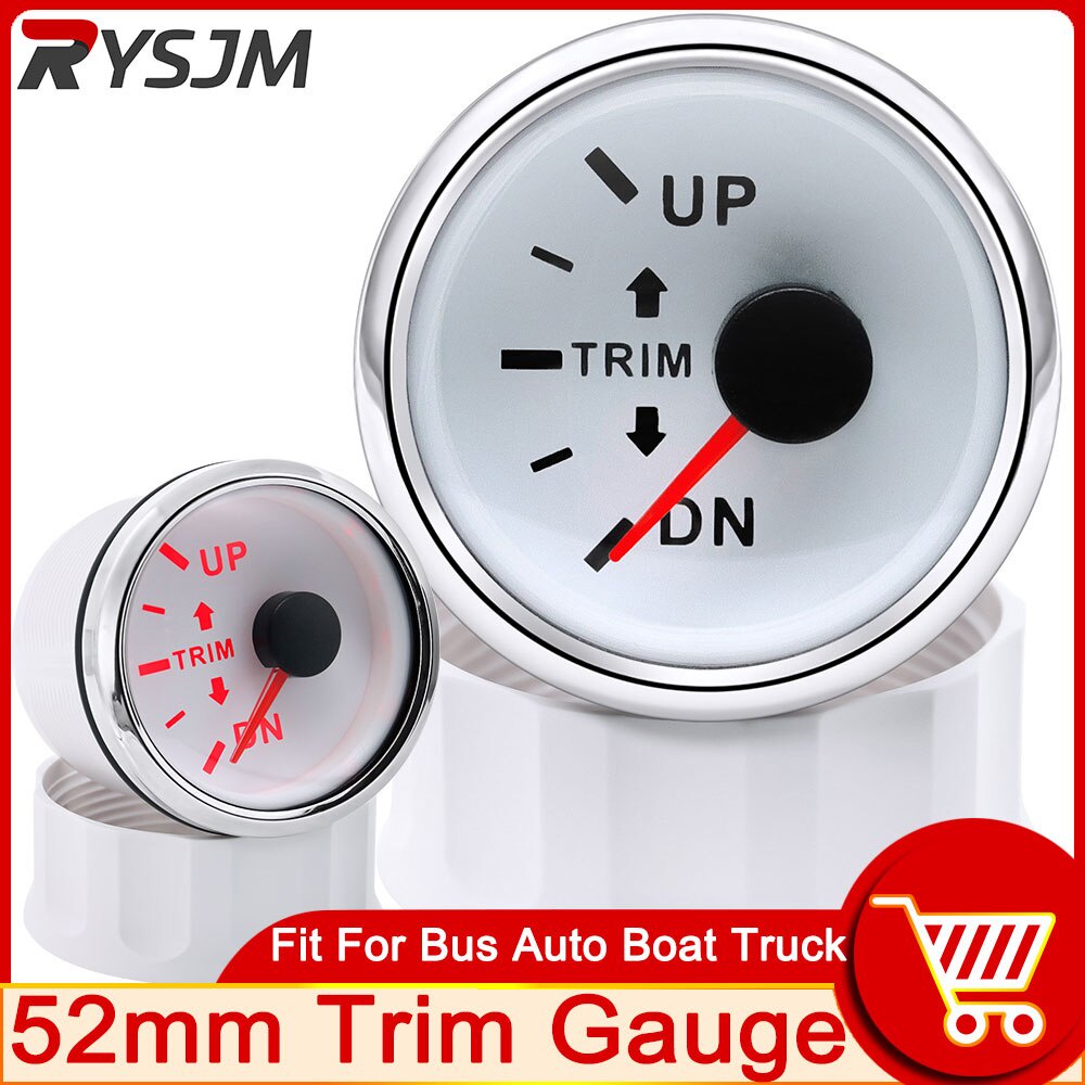 9-32V 52mm Trim Gauge Up to Down Waterproof Trim Meters Balance ...