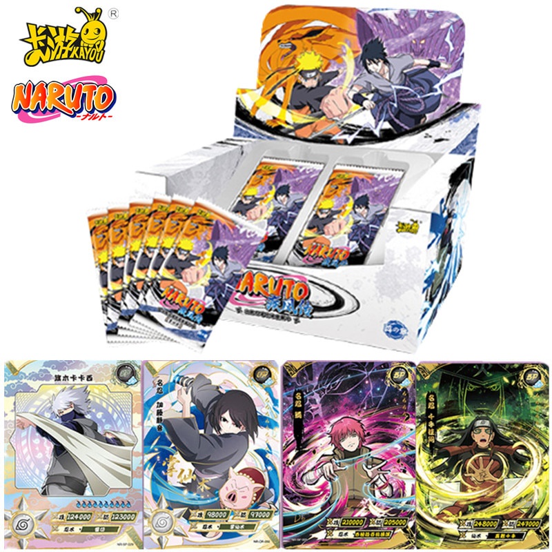 Bandai Genuine Anime Sasuke Narutoes Collection rare Cards box Uzumaki ...