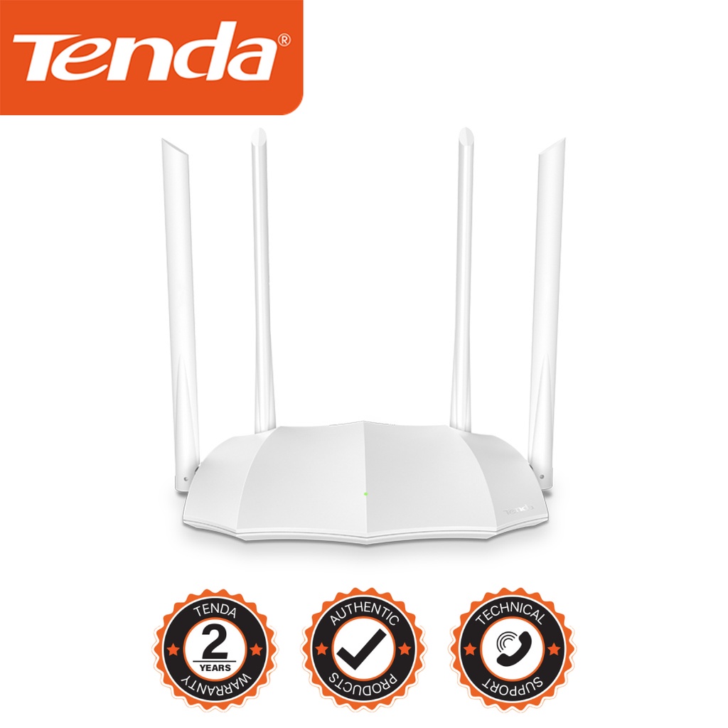 【Hot Sale】Tenda AC5 Router AC1200 Smart Dual-Band WiFi Router (English ...