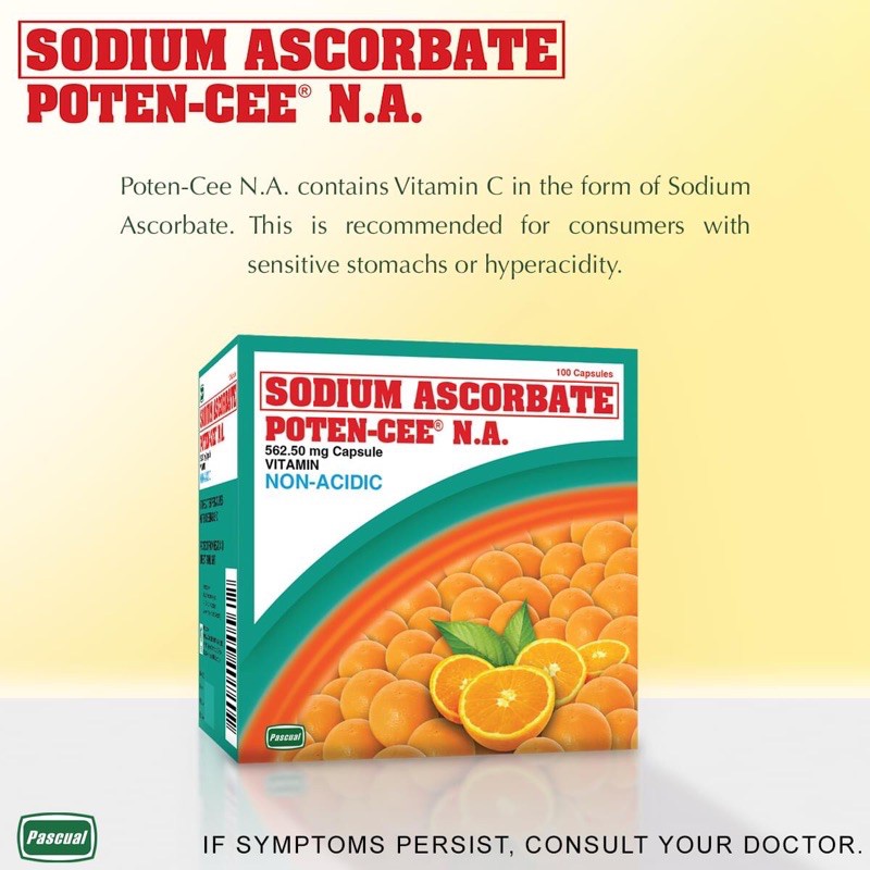 【Hot Sale】Poten-Cee Non-Acidic (10 Capsules) | Shopee Philippines