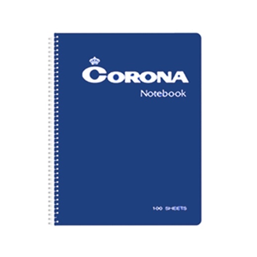 Corona Spiral Notebook C-7100 100LVS 178x254mm | Shopee Philippines