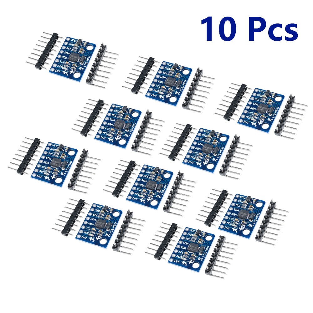1 10pcs Gy 521 Mpu 6050 3 Axis Analog Gyroscope Sensors Module Mpu6050