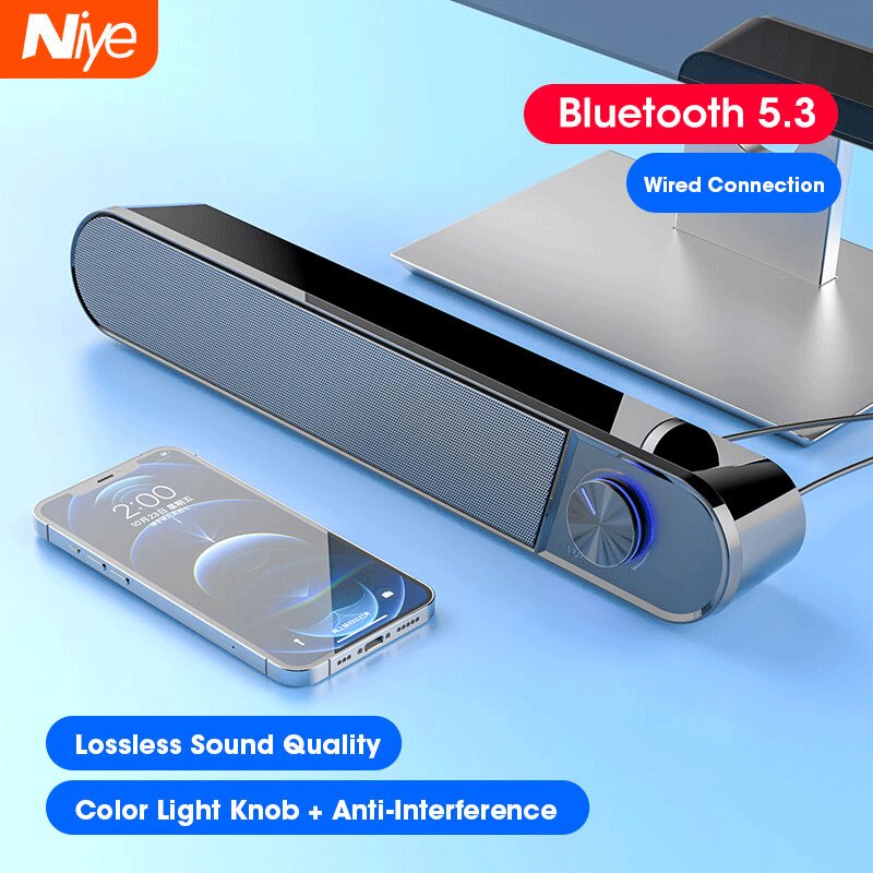 Niye NEW Computer Speakers Sound Box USB Wired High Quality Subwoofer ...