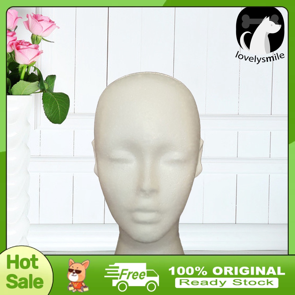 Female Foam Mannequin Head Manikin Model Cap Hat Wig Shop Display ...