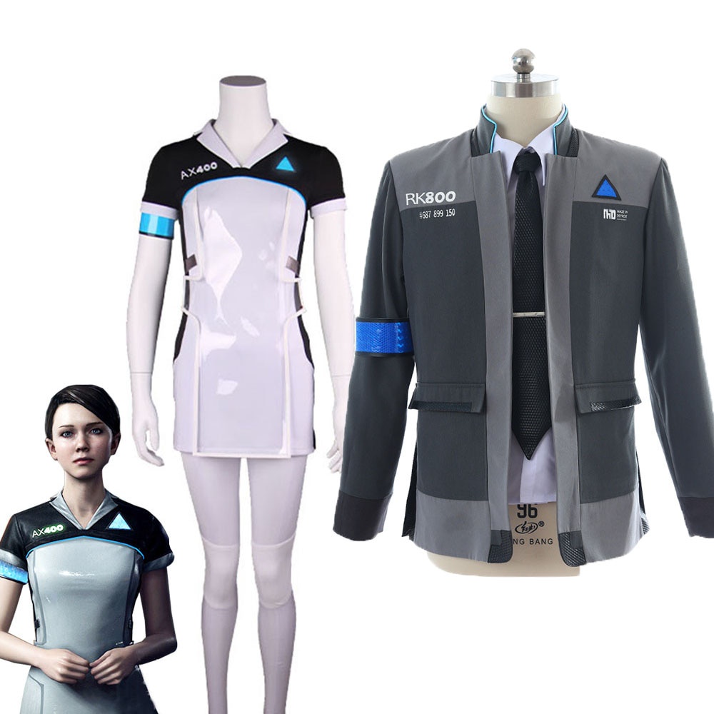 67A Game Detroit: Become Human Connor RK800 Agent Suit KARA Cosplay ...