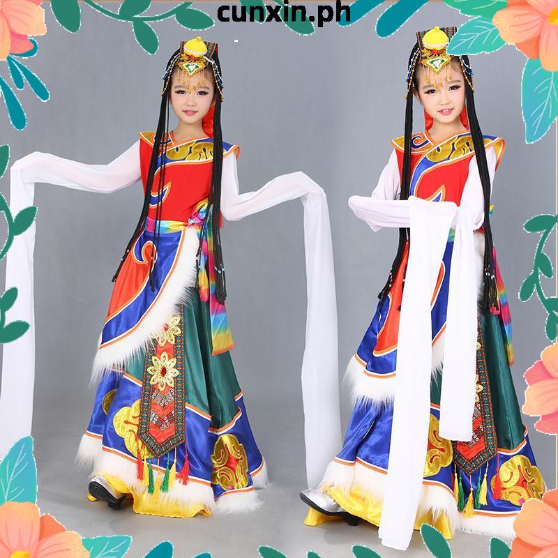 Day Day New Style Tibetan Dance Children's Tibetan Costume Water Sleeve Tibetan Costume ...