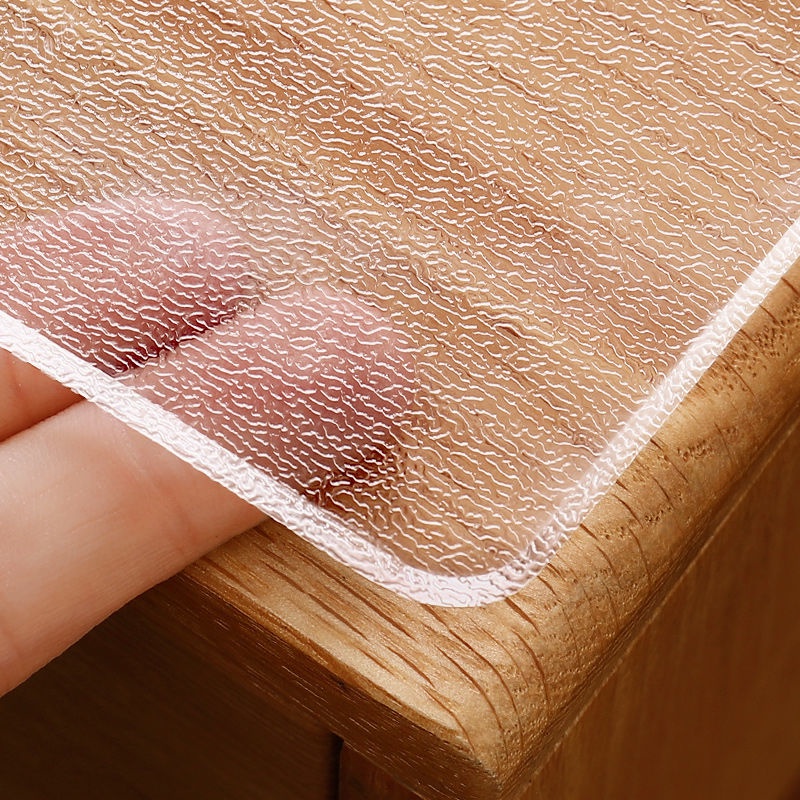 Alas meja pvc lutsinar kalis air dan kalis minyak anti-panas boleh guna ...