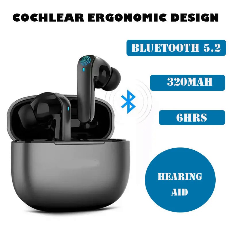 For Seniors Mini ITC ITE Invisible Hear Digital Bluetooths Deaf-aid ...