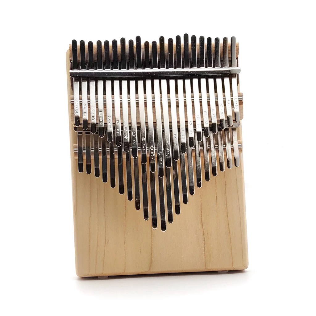 Chromatic Kalimba 42 Keys Handmade Double Row Structure Thumb Piano ...