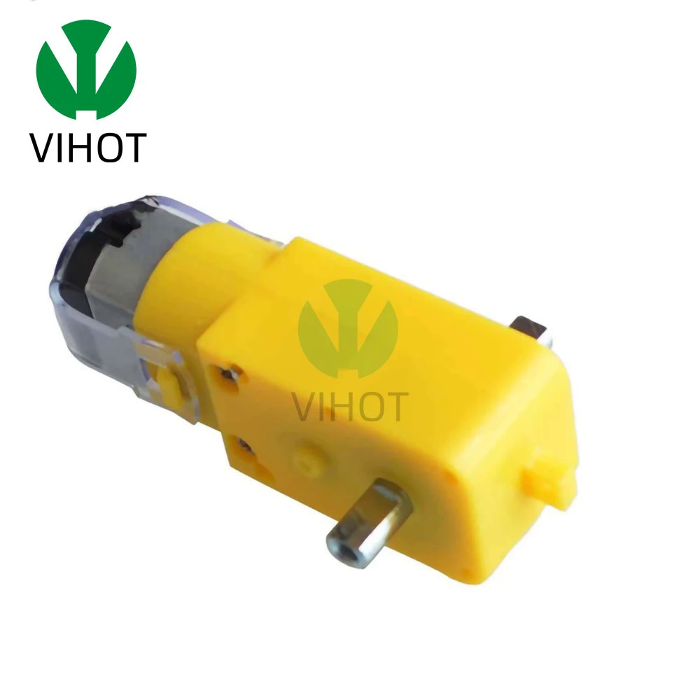 1PCS TT Motor DC 3V-6V Micro Mini Dual Shaft Metal Gear Motor Gearbox ...