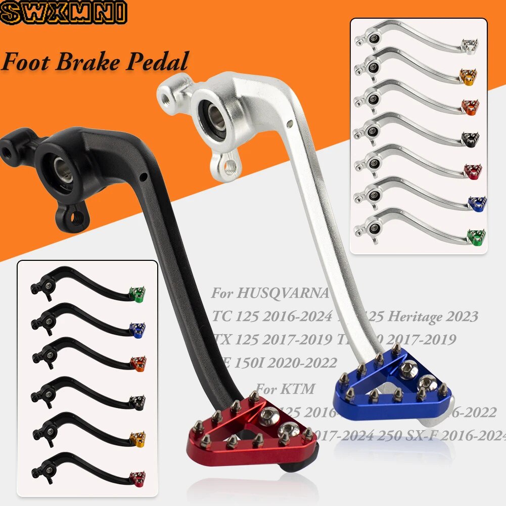 ☽Motorcycle Rear Foot Brake Pedal Lever For KTM Husqvarna SX XC XCW SXF ...