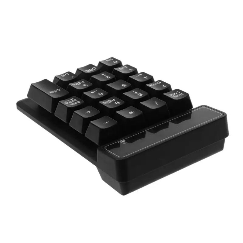 ♠2.4GHz Mini USB Wireless Numeric Keypad 19 Keys Number Pad Numpad ...