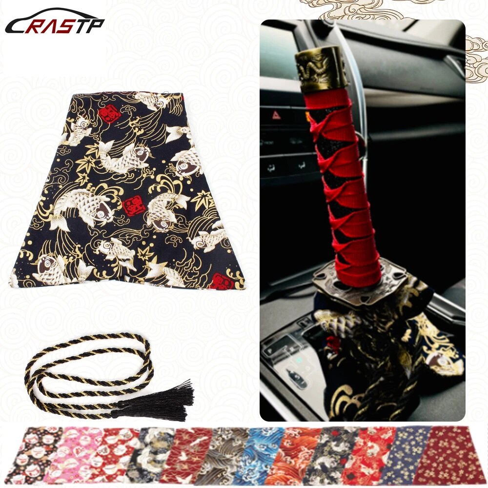 RASTP-JDM Samurai Gearbox Gear Decoration Parts Shift Knob Boot Cover ...