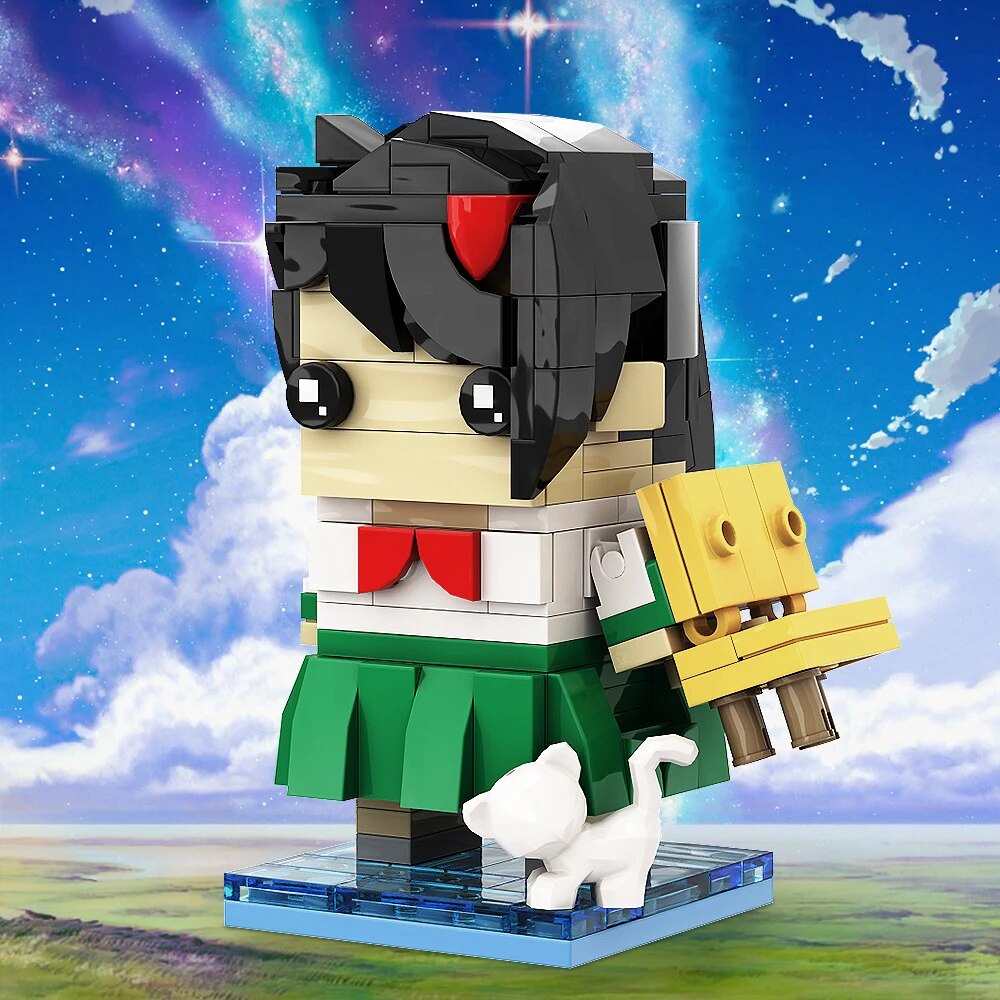 ~MOC Japanese Popular Animation Film Character Building Block Set DIY ...