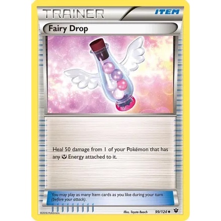 Pokemon TCG Fairy Drop 99/124 Fates Collide Uncommon Trainer | Shopee ...