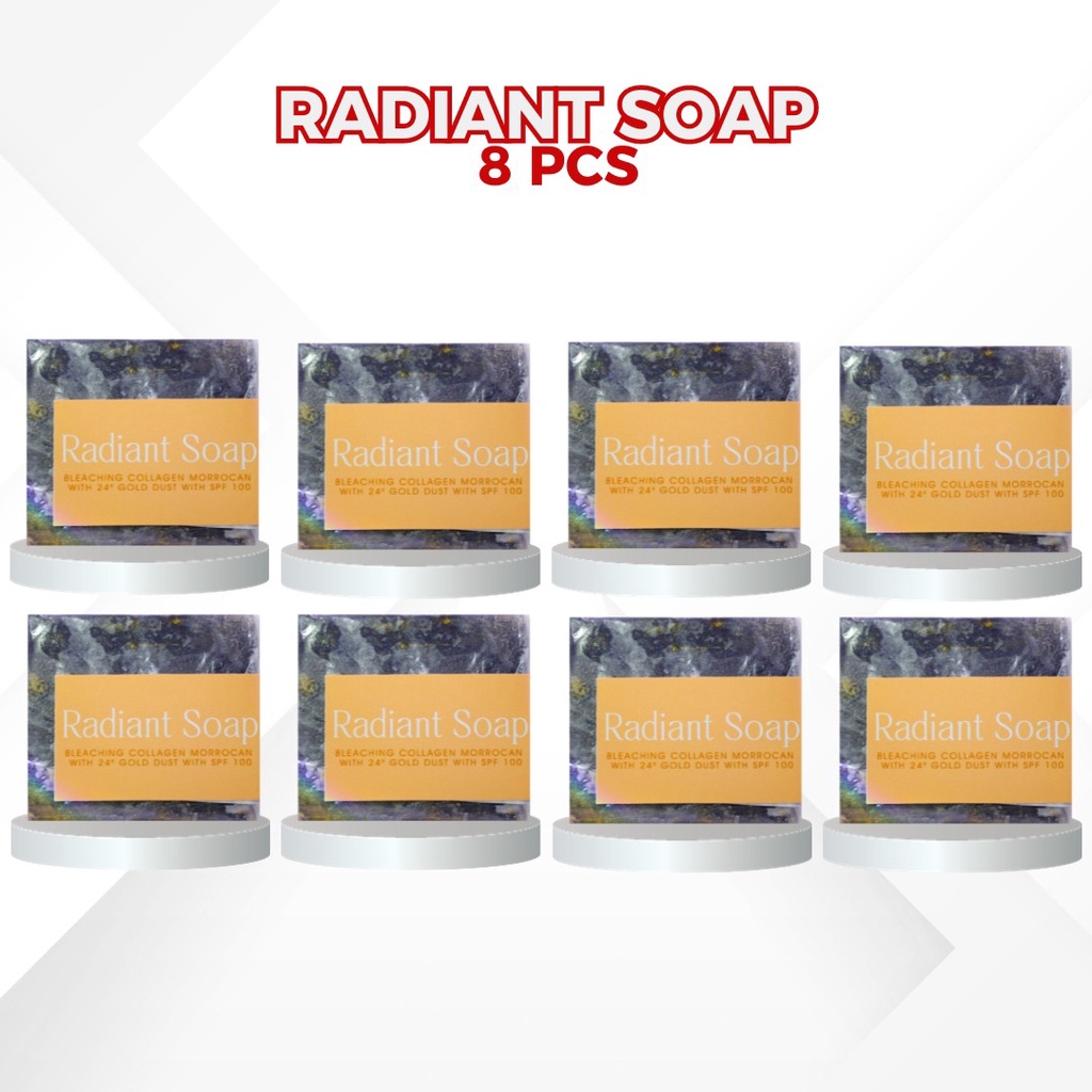 Ideal Skin - 8pcs Radiant Soap 24K Gold Dust SPF 100 Glutathione ...