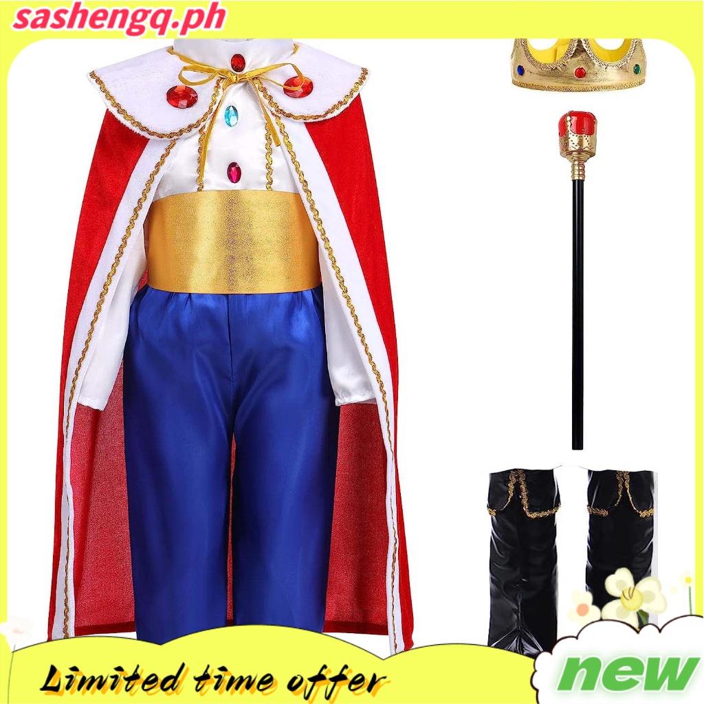 Child Prince Charming Costume Boys Medieval Royal Prince Outfit Kids ...