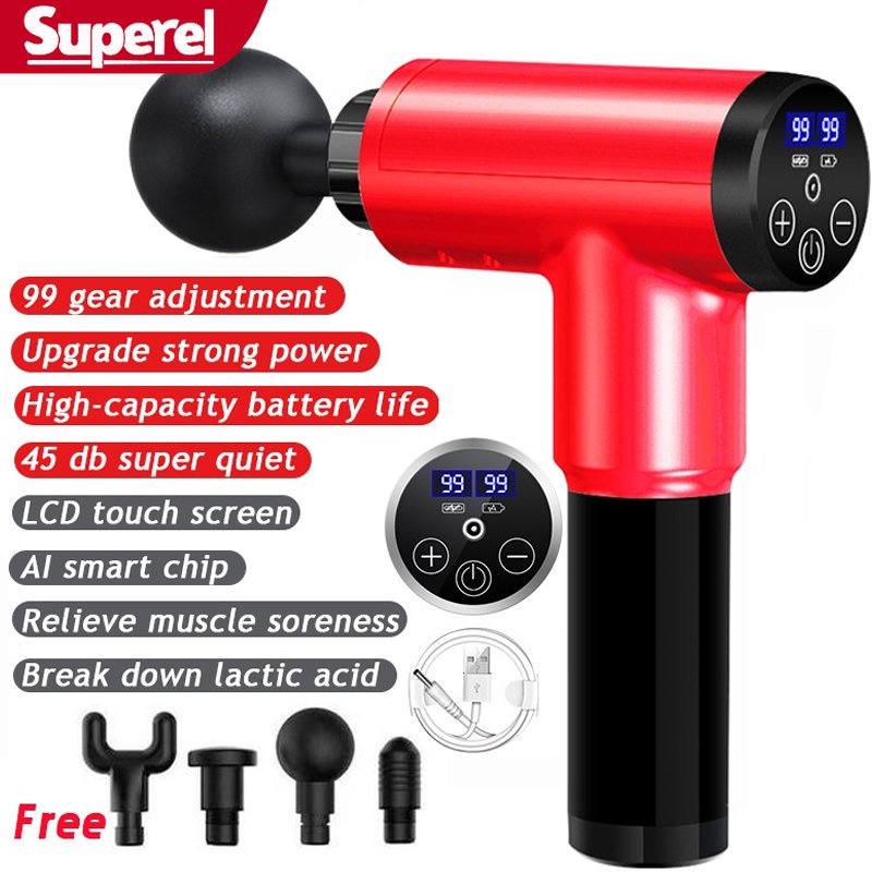 Massage Gun Fascia Compression Massager Neck Massage Devices Muscle ...