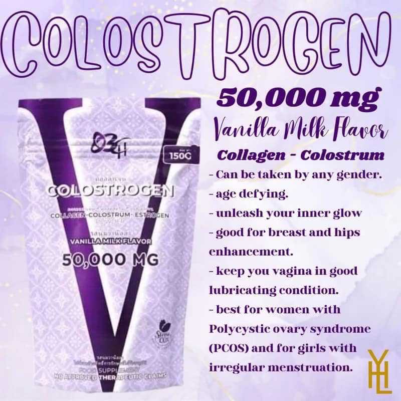 COLOSTROGEN Vanilla Milk Powder 50,000mg | Shopee Philippines