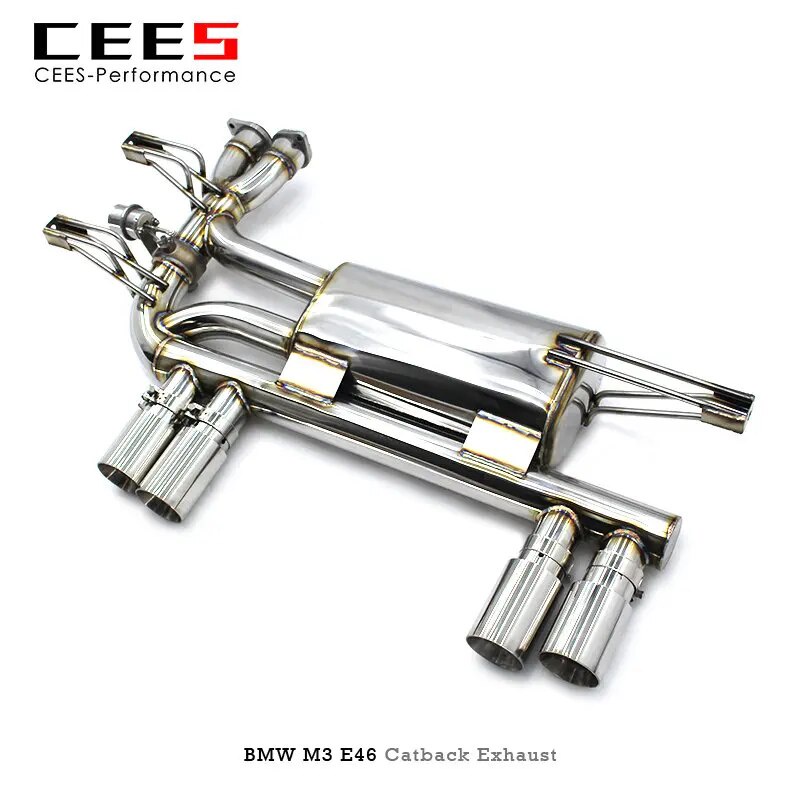CEES Exhaust for BMW M3 E46 2004-2006 Racing Car Exhaust Pipe Muffler ...
