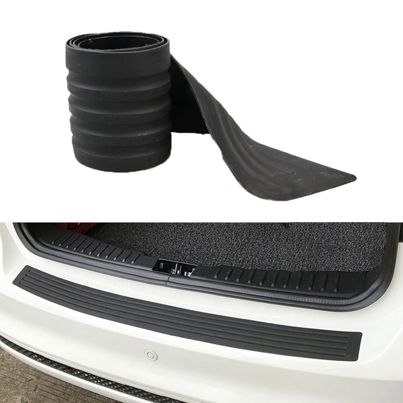 Universal Car Trunk Door Guard Strips Sill Plate Protector Rear Bumper ...