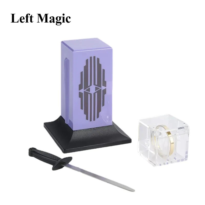Tenyo Sword Through Ring Inside Casket (Crystal Cleaver) Magic Tricks ...