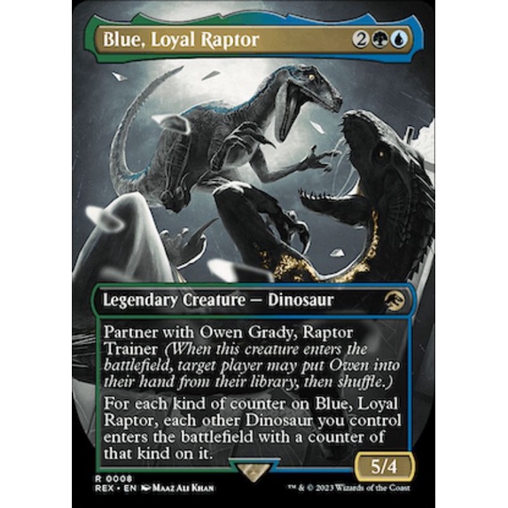 Blue, Loyal Raptor - REX - Rare - MTG Cards (WotC) | Shopee Philippines