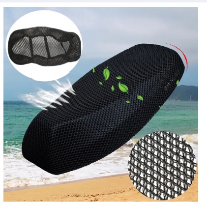 RUSI RAPID 150 Black Motorcycle Net Seat Cover Mesh Cooling Protector ...