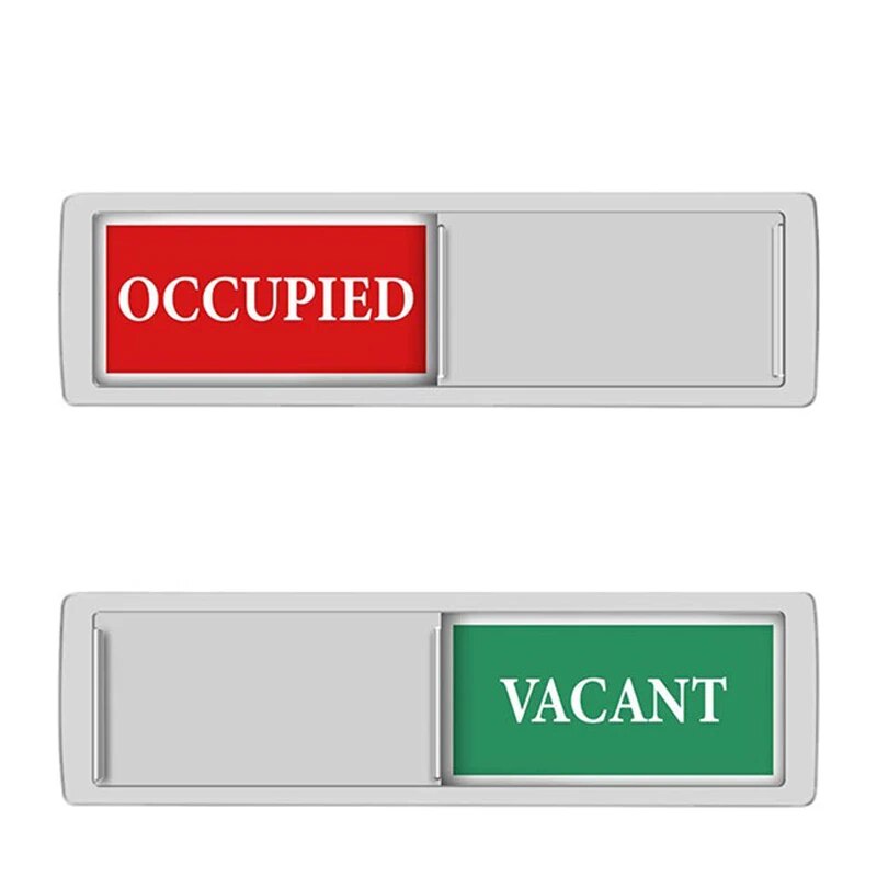 Vacant Occupied Privacy Sign, Slider Door Sign Indicator for Home ...