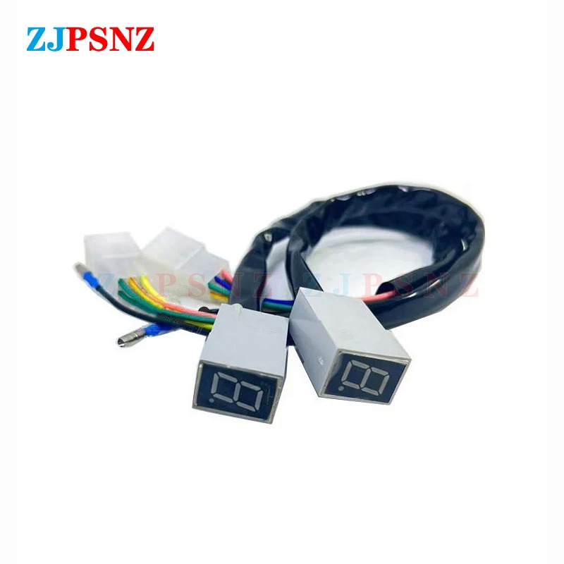 4/5 Gears LED Digital Gear Indicator Motorcycle Scooter E-Bike Display ...