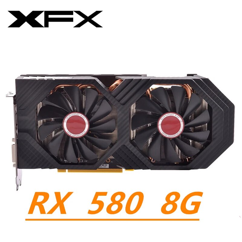 ⚖XFX RX 580 8GB AMD Video Card Desktop PC Game Mining 2304SP Computer ...