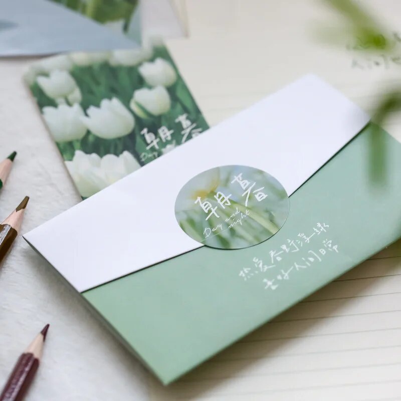 ~Literary And Romantic Letter Paper, Minimalist Ins Style Letter Cover ...