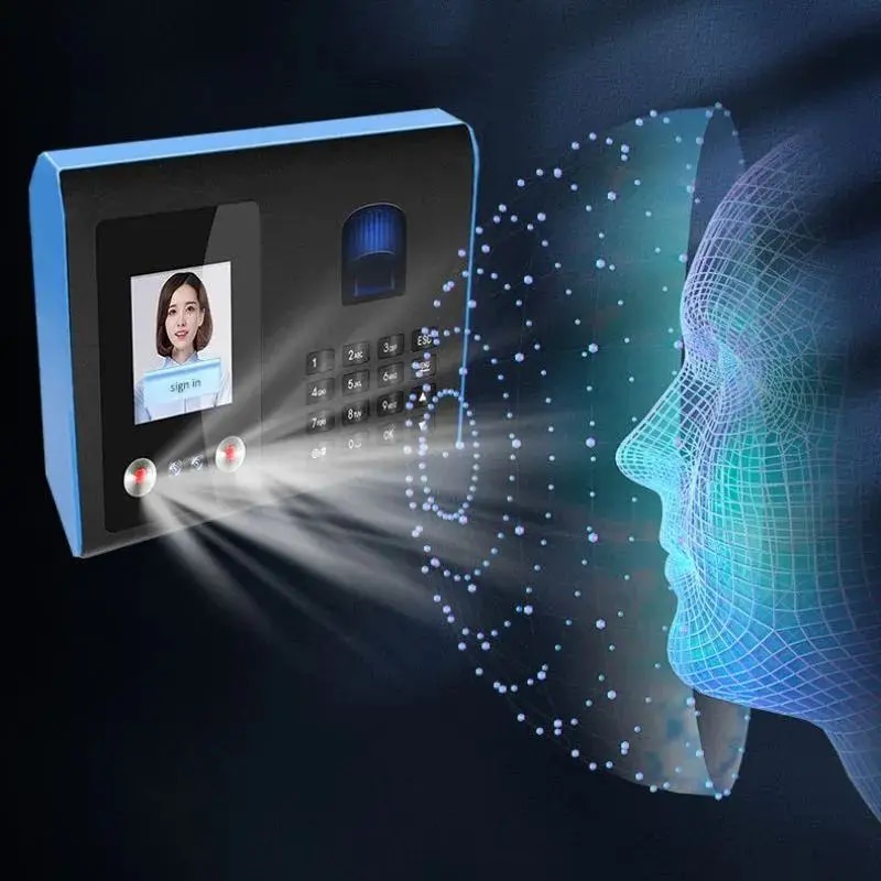 웃FA01 Attendance Machine Face+ Fingerprint+Password Employee Check-in ...