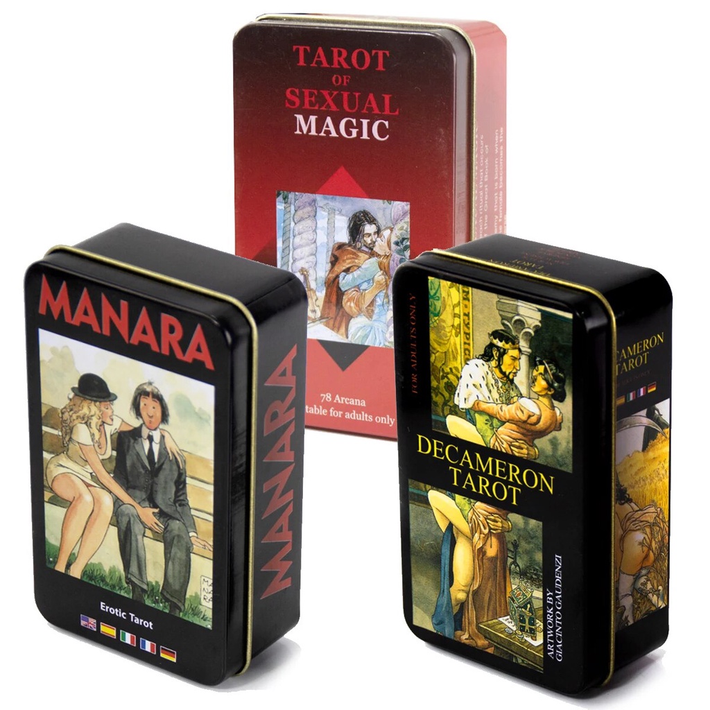 ☽Tarot Of Sexual Magic Manara Tarot Cards Decameron Tarot Couple Tool ...