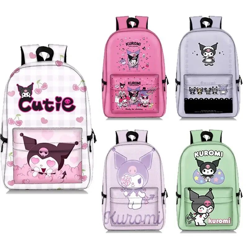 유Sanrio Anime Hello Kitty My Melody Kuromi Backpacks for Children ...