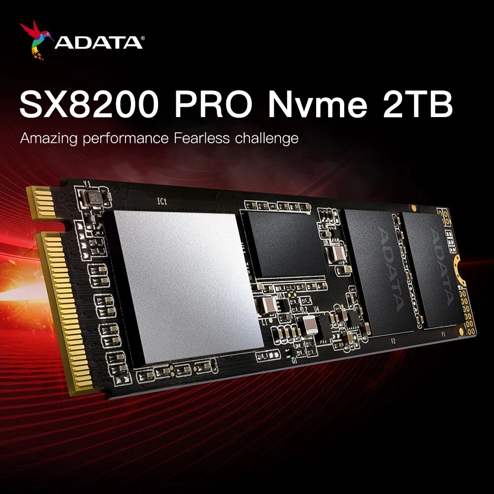 Original ADATA New XPG SX8200 PRO Nvme 2TB SSD Internal Solid State ...