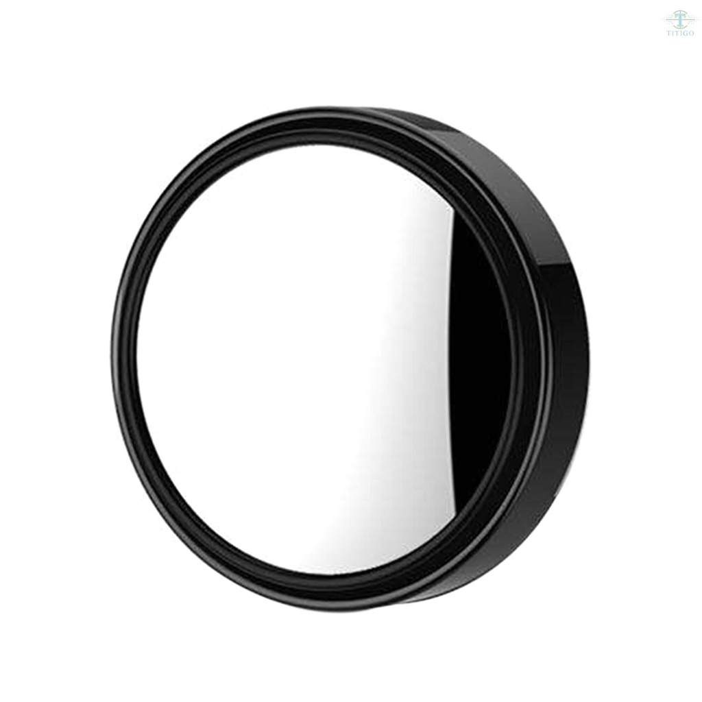 1PC Car Mini Round Mirror Blind Spot Auxiliary Rearview Mirrors 360 ...